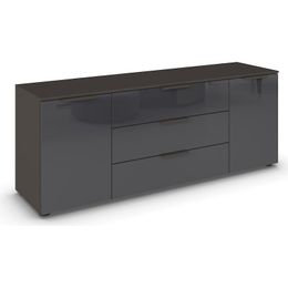 Rauch Schubkastenkommode &raquo;Kommode T&uuml;rkommode Sideboard Kombikommode FLIPP mit Glasfront&laquo; Breite 160 cm mit 2 Einlegeb&ouml;den, 2-t&uuml;rig mit 3 Schubladen 