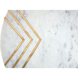 GUTMANN FACTORY Beistelltisch &raquo;Marmoro&laquo; Set, 2 Stk. tlg. wei&szlig;