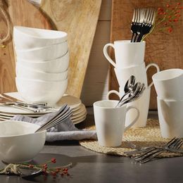 vivo Villeroy & Boch Group Besteck-Set &raquo;Voice Basic&laquo; sp&uuml;lmaschinenfest silber Edelstahl