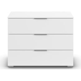 Rauch Schubkastenkommode &raquo;Lowboard Sideboard Schubladenkommode Kommode ASTANA&laquo; Breite 80 cm / H&ouml;he 61 cm, mit 3 ger&auml;umigen Schubladen, Kantengriff in 
