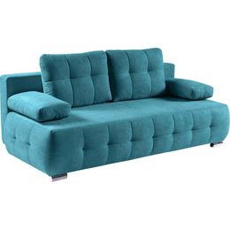 WERK2 Schlafsofa &raquo;Indigo Bettsofa mit Bettkasten, Breite 205cm, hochwertige Verarbeitung&laquo; 2-Sitzer Sofa und Schlafcouch mit Federkern & Bettkasten 
