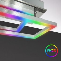 B.K.LICHT LED Deckenleuchte &raquo;Smarte LED-Deckenleuchte, mit Farbwechsel, Lichteffekte&laquo; LED-Modul 1 Stk. RGB WIFI Frame, RGB, CCT, Tuya-App, Nachtlichtfunktion 