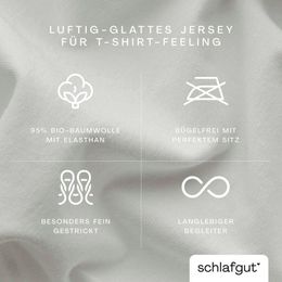 Schlafgut Kissenbezug &raquo;Pure flexibler Kissenbezug f&uuml;r Nackenst&uuml;tzkissen&laquo; Bio-Baumwolle mit Elasthan, mit Gummizug, b&uuml;gelfrei beige Bio-Baumwolle, Obermaterial: 