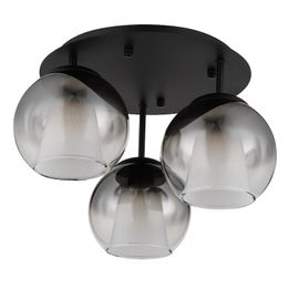 Globo LIGHTING Deckenleuchte &raquo;BARRY&laquo; E27 1 Stk. Deckenlampe/Glaskugeln/Glas rauchfarben/Wohnbereich