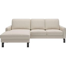 Home Affaire Ecksofa &raquo;Lecce, L-Form, Federkernpolsterung, Breite 224 cm&laquo; inkl. saugroboterfreundliche H&ouml;he & schmale Armlehnen 100% Leder