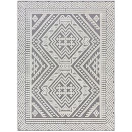 FLAIR RUGS Teppich &raquo;Jaipur&laquo; rechteckig 8 mm H&ouml;he grau Kunstfaser