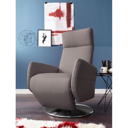 Sit & More sit&more TV-Sessel &raquo;Kobra&laquo; grau Luxus-Microfaser (90% Polyester, 10% Polyamid);Flachgewebe (100% Polyester);Struktur (100% Polyester)