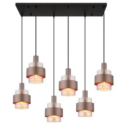 Globo LIGHTING H&auml;ngeleuchte &raquo;MILLEY&laquo; E27 1 Stk. H&auml;ngelampe/Pendelleuchte/Esszimmer/Wohnzimmer/Esstisch