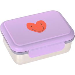 L&auml;ssig L&auml;ssig Kinder L&Auml;SSIG Lunchbox &raquo;Little Gang, Heart lilac&laquo; 1 Stk. tlg. lila