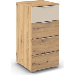 Rauch Schubkastenkommode &raquo;Highboard Sideboard Schubladenkommode Kommode ASTANA&laquo; Breite 40 cm / H&ouml;he 81 cm, mit 4 ger&auml;umigen Schubladen, Kantengriff in