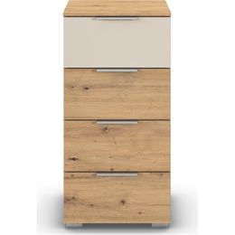 Rauch Schubkastenkommode &raquo;Highboard Sideboard Schubladenkommode Kommode ASTANA&laquo; Breite 40 cm / H&ouml;he 81 cm, mit 4 ger&auml;umigen Schubladen, Kantengriff in