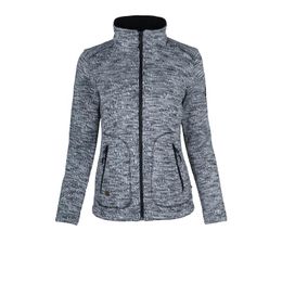 DEPROC Active Damen DEPROC Active Strickfleecejacke &raquo;WILLMORE NEW I WOMEN&laquo; in edler Optik wei&szlig; 40/42 (M)