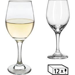 Libbey Gl&auml;ser-Set &raquo;Goblet Glas -PERCEPTION-, 414 ml, &Oslash; 8,5 cm, H: 21 cm, 12er Set&laquo; hochwertig verarbeitet, im modernen Design transparent Glas