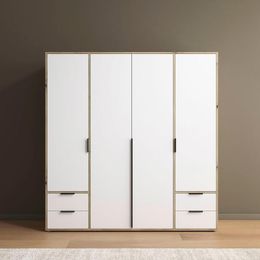 Rauch Dreht&uuml;renschrank &raquo;Kleiderschrank Schrank Garderobe W&auml;scheschrank NAGATA viel Stauraum&laquo; in 3 verschiedenen Ausstattungen BASIC/CLASSIC/PREMIUM, 