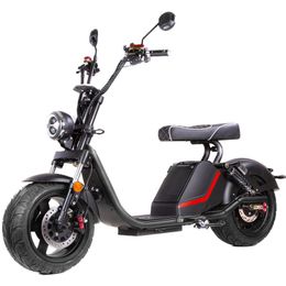 Sxt Scooters E-Motorroller &raquo;Chopper S PRO&laquo; bis zu 90 km Reichweite schwarz EU weit stra&szlig;enzugelassen nach L1e (45 km/h)