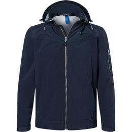 DEPROC Active Damen DEPROC Active Softshelljacke &raquo;DEXTER PEAK II MEN&laquo; mit abnehmbarer Kapuze blau L (52)