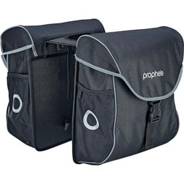 Prophete Fahrradtasche &raquo;Doppelpacktasche&laquo; schwarz Fahrradtasche