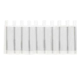 GERSTER Scheibengardine &raquo;Silvana&laquo; Schlaufen 1 Stk. tlg. HxB: 50x150 beige Polyester