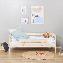 Hoppekids Einzelbett &raquo;ECO Comfort Kinderbett, Kiefer Massivholz, Jugendbett inkl. Rollrost&laquo; 70x160 cm, wahlweise in verschieden Farben/ Matratze/ 