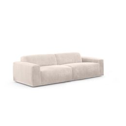 Trendmanufaktur Big-Sofa &raquo;Braga, mit hochwertigem Kaltschaum, Megasofa, in Cord erh&auml;ltlich&laquo; modernes Big-Sofa, Couch mit hohem Sitzkomfort, 254/72/107