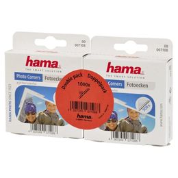 Hama Aufkleber &raquo;Fotoecken-Spender Aktion, 2x500 Ecken, Doppelpack&laquo; transparent Polypropylen S&auml;urefrei und l&ouml;semittelfrei