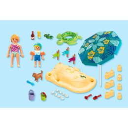 Playmobil Konstruktions-Spielset &raquo;Familienspa&szlig; am Strand (71906), My Life&laquo; Made in Europe bunt Konstruktions-Spielset