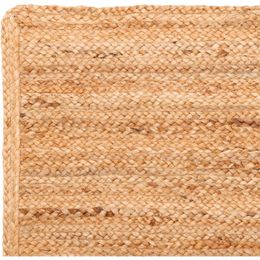 MyFlair Bettumrandung &raquo;Lola&laquo; H&ouml;he 10 mm 3 Stk. tlg. Wendeteppich, handgeflochten, Naturfaser, Boho-Style, L&auml;ufer-Set beige Obermaterial: 100% Jute