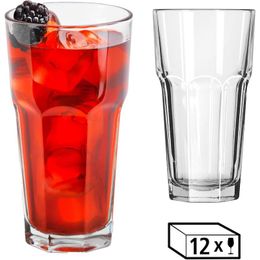 Libbey Gl&auml;ser-Set &raquo;Cooler Glas -GIBRALTAR- 473 ml, &Oslash;: 8,5 cm, H: 16 cm, 12er Set&laquo; hochwertig verarbeitet, im modernen Design transparent Glas