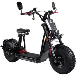 Rolektro E-Motorroller &raquo;, Maximus E-Cruiser 45&laquo; schwarz Extra breite Reifen