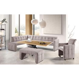 exxpo - sofa fashion Essbank &raquo;Barista, bequem und elegant, hohe Bodenfreiheit&laquo; Eckbank Barista bequem und elegant, hochwertige Detailverarbeitung 