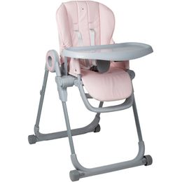 BABYGO Hochstuhl &raquo;Divan, pink&laquo; () platzsparend zusammenklappbar pink Aluminium, Kunststoff