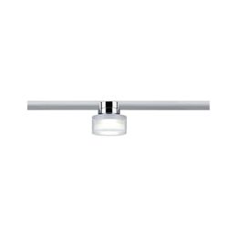 Paulmann Schienensystem-Leuchten &raquo;URail Schienenspot Topa Dot 350lm 4,9W 4000K 230V Chrom, Klar, Satin&laquo; dimmbar, Einzelspot silber Acryl, Metall