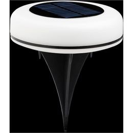 Luxform Gartenleuchte &raquo; Solar Leshy&laquo; LED-Modul 1 Stk. Warmwei&szlig; RGB-Gartenleuchte, Solarenergie, Smarthome, kabellos wei&szlig;