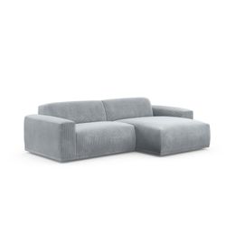 Trendmanufaktur Ecksofa &raquo;Braga, mit hochwertigem Kaltschaum, L-Form, in Cord erh&auml;ltlich&laquo; modernes Sofa, Couch mit hohem Sitzkomfort, 255/72/160 cm (B/