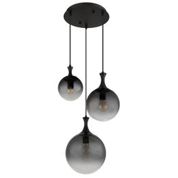Globo LIGHTING H&auml;ngeleuchte &raquo;DALTON&laquo; E27 1 Stk. H&auml;ngelampe/Pendelleuchte/Esszimmer/Wohnzimmer/Esstisch schwarz