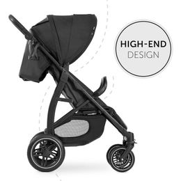 hauck Kinder-Buggy &raquo;Rapid 4D, schwarz&laquo; 25 kg mit Getr&auml;nkehalter und schwenk- und feststellbaren Vorderr&auml;dern schwarz Kinder-Buggy