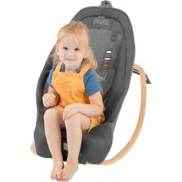 Ingenuity Babywippe &raquo;Every Season Rocking Seat - Wesley &laquo; bis 18,14 kg mit Melodien und Ger&auml;uschen grau Babywippe