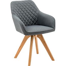 Salesfever Essgruppe &raquo;V&auml;xj&ouml; - Elegant gestaltete Sitzgruppe&laquo; Set, 5 Stk. tlg. bestehend aus 4 modernen Polsterst&uuml;hlen und einem 180 cm breiten Tisch 