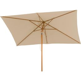Schneider Schirme Sonnenschirm &raquo;Malaga&laquo; abknickbar, ohne Schirmst&auml;nder beige Obermaterial: 100% Polyester