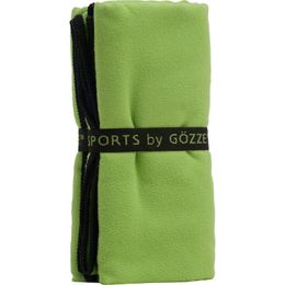 G&ouml;zze Badetuch &raquo;Sports by &laquo; Sporthandtuch, Gr&ouml;&szlig;e 110x175 cm, schnell trocknend durch Microfaser gr&uuml;n Microfaser, Obermaterial: 90% Polyester, 10% Polyamid