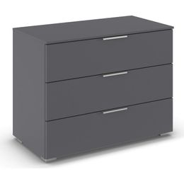 Rauch Schubkastenkommode &raquo;Lowboard Sideboard Schubladenkommode Kommode ASTANA&laquo; Breite 80 cm / H&ouml;he 61 cm, mit 3 ger&auml;umigen Schubladen, Kantengriff in 