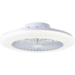 Brilliant LED Deckenleuchte &raquo;Salerno&laquo; 1 Stk. RGB warmwei&szlig; - kaltwei&szlig; LED Leuchte, Ventilator, digitales RGB, 49 cm, 4700 lm, 3000-6500 K wei&szlig;