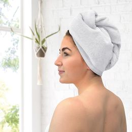 Dyckhoff Turban-Handtuch &raquo;Opal Turban-Handtuch&laquo; wei&szlig; Frottier, Frottier