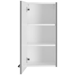 Optifit H&auml;ngeschrank &raquo;Elga&laquo; mit Soft-Close-Funktion und Metallgriff, Breite 30 cm grau Holzwerkstoff