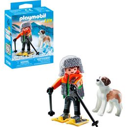 Playmobil Konstruktions-Spielset &raquo;Wanderer mit Bernhardiner (71741), My Life&laquo; bunt Konstruktions-Spielset