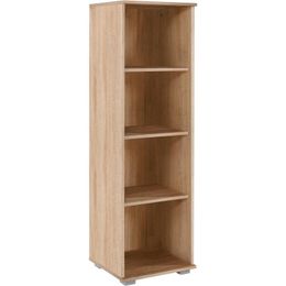 Priess Standregal braun Holzwerkstoff