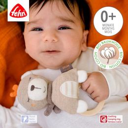 babyFEHN Greifling &raquo;fehnNATUR, Holz-Greifling Teddy&laquo; mit Holzring braun Greifling