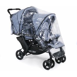 CHIC 4 BABY CHIC4BABY Geschwisterwagen &raquo;Duo, hellblau&laquo; mit feststellbaren Doppelschwenk-Vorderr&auml;dern blau Geschwisterwagen