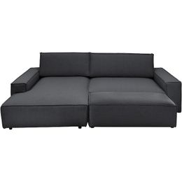 Home Affaire Polsterecke &raquo;SHERWOOD XXL tief, L-Form, Schlaffunktion, Bigsofa, Cord, Leinenoptik&laquo; stellbar zum Schlafsofa (Krokodilverbinder), Cord, 