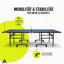 Joola Tischtennisplatte &raquo;Inside 15&laquo; Indoor Tischtennistisch - klappbares Untergestell, inkl. Netz blau Tischtennisplatte